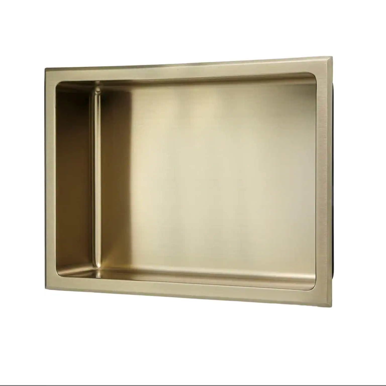 METAL Shower NICHE 12X20 Brushed Gold - Builder's Bliss