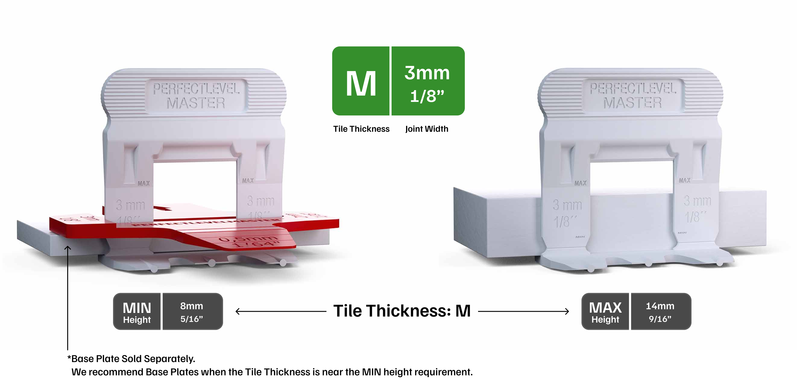 spacer T-Lock™ Clips PLM - Builder's Bliss
